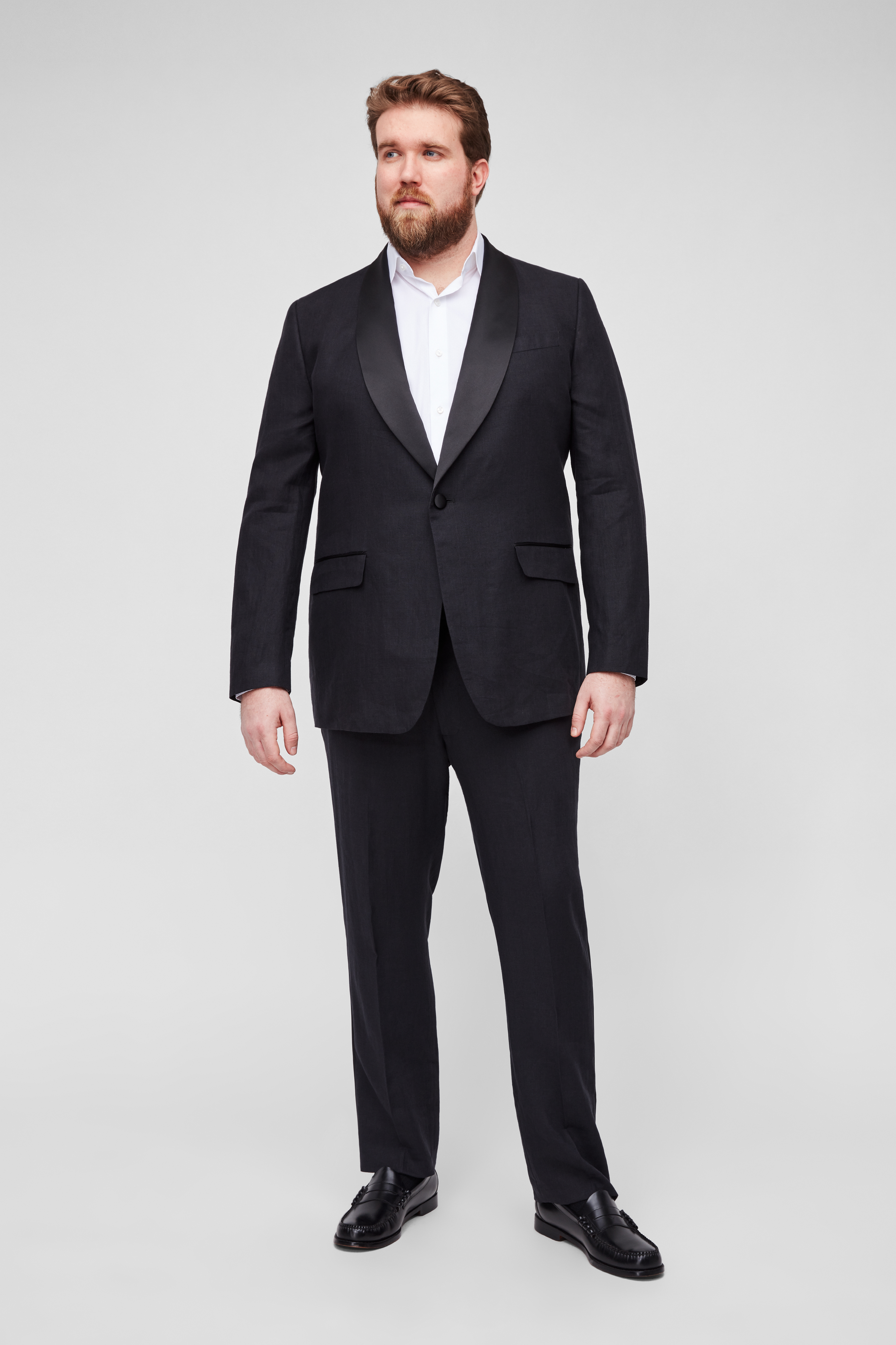 Capstone Italian Stretch Linen Tuxedo Jacket - Extended Sizes | Bonobos
