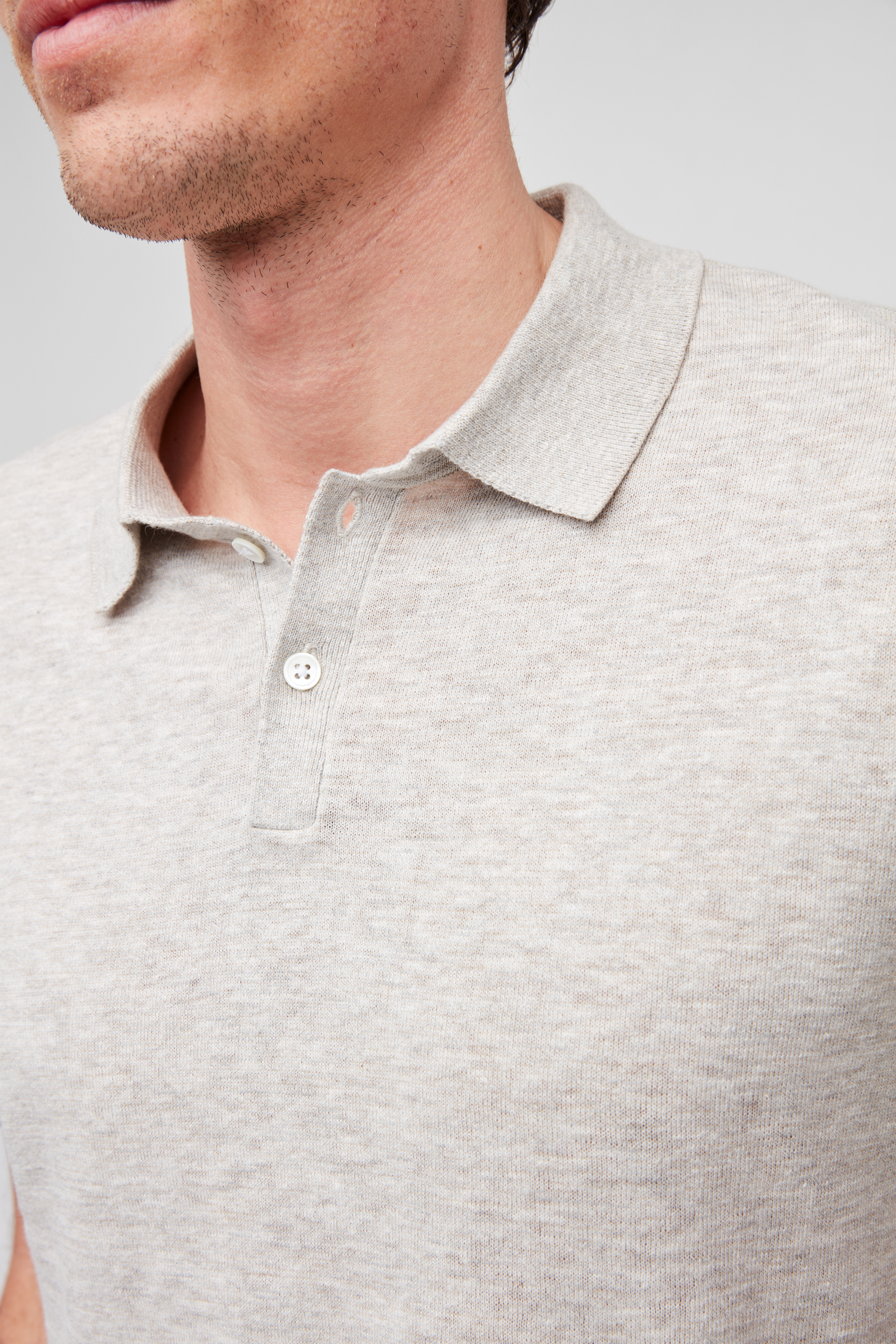 Cotton Linen Sweater Polo | Bonobos