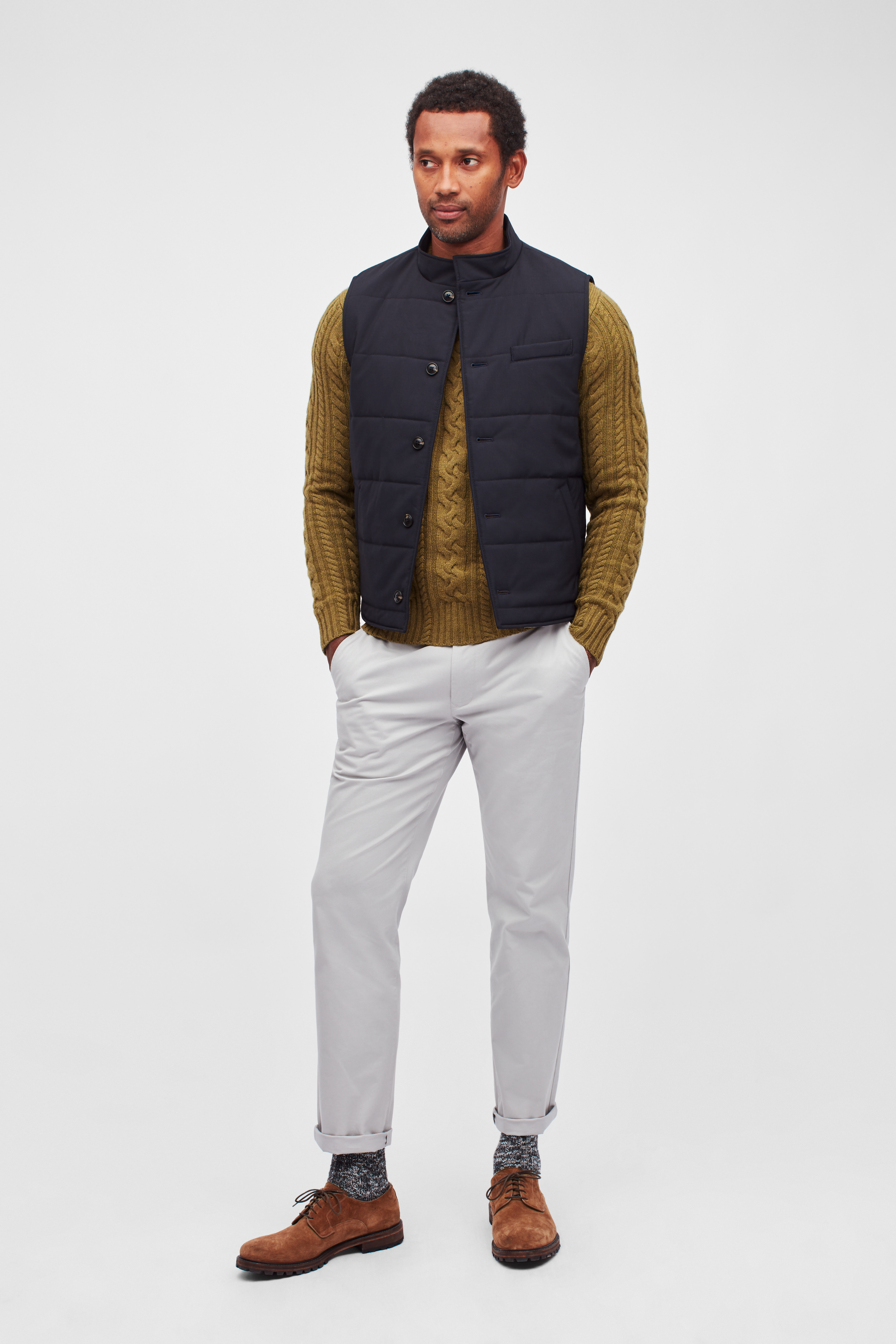 The Quilted Stretch Wool Vest | Bonobos
