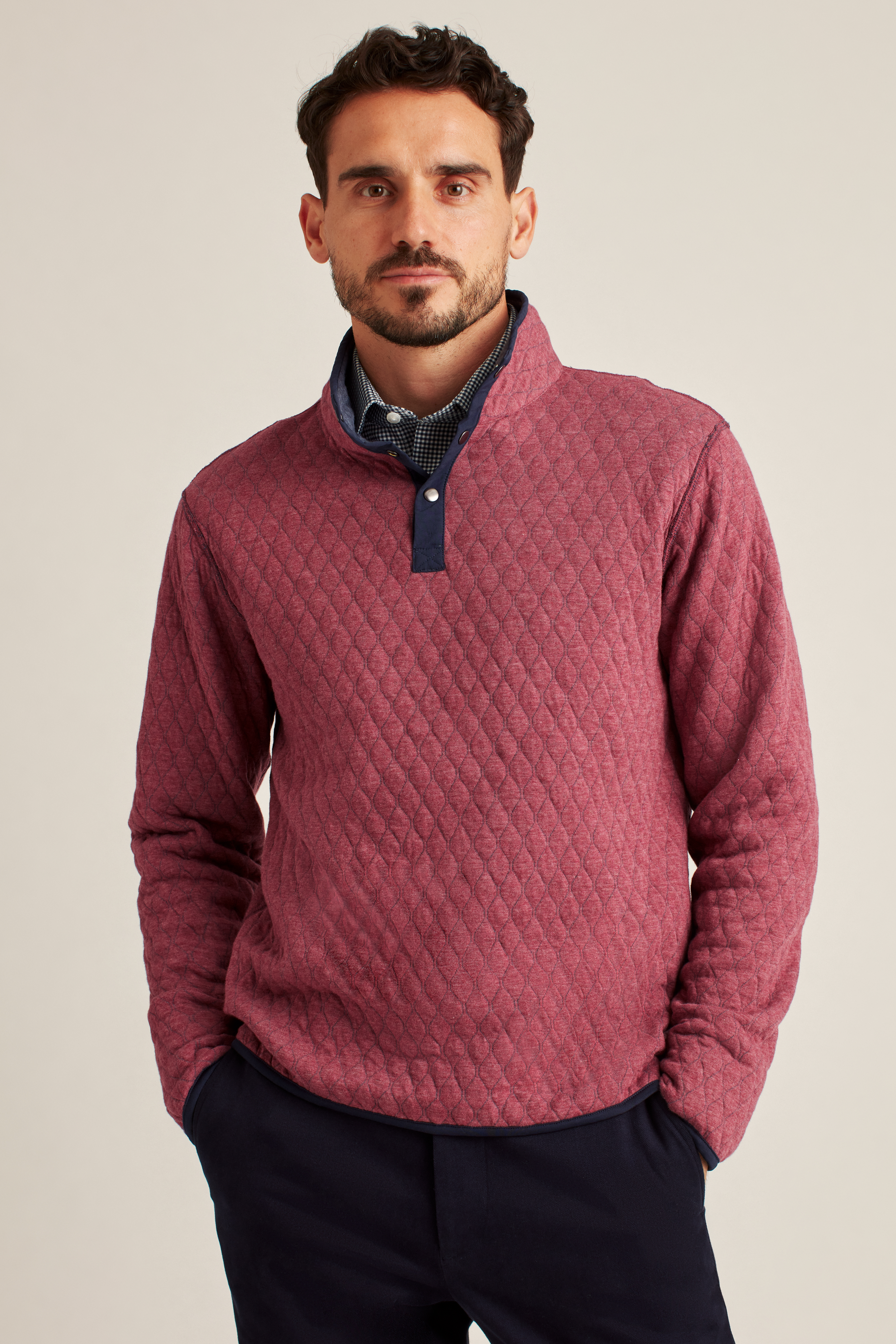 Reversible Quilted Snap Mock | Bonobos