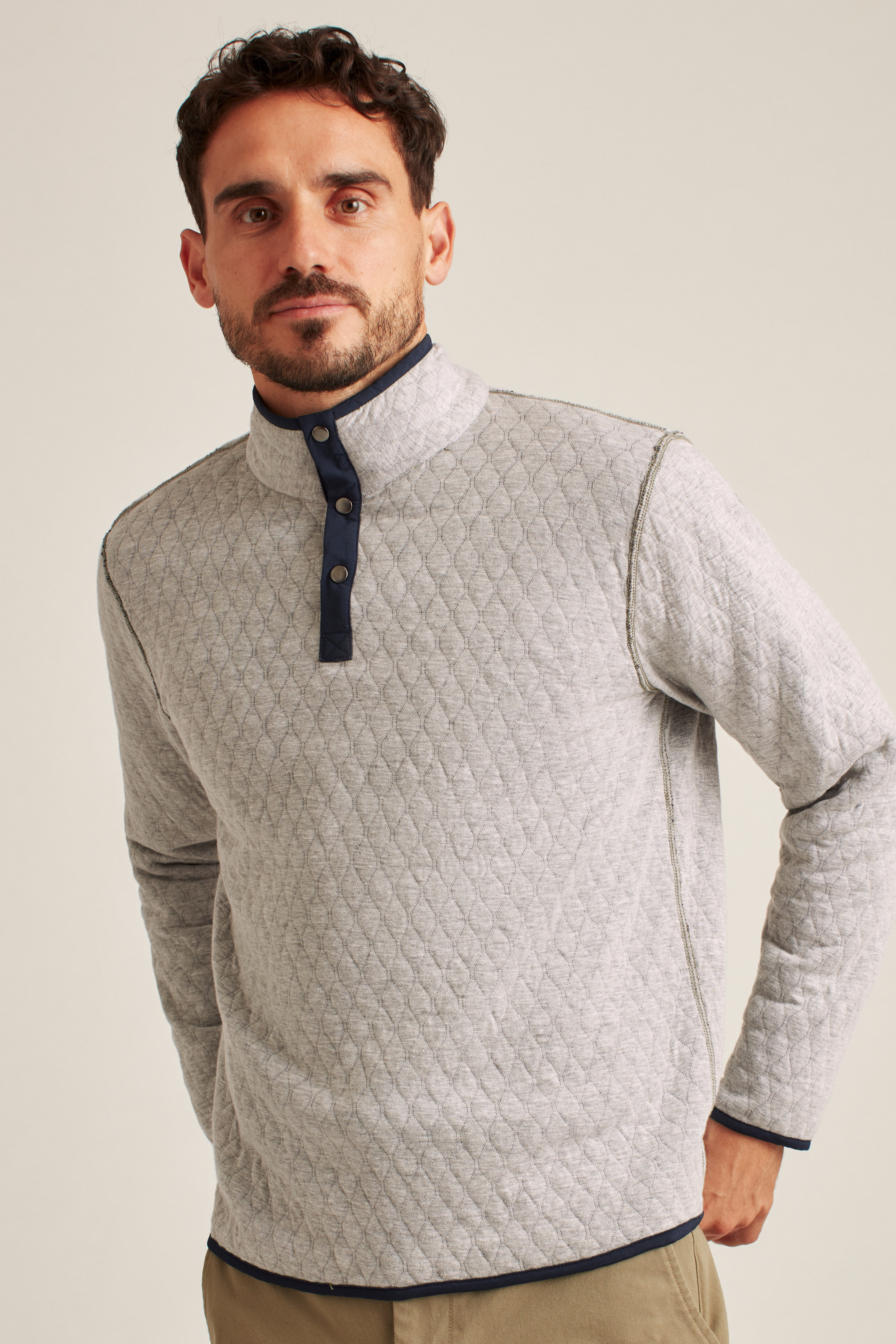 Reversible Quilted Snap Mock | Bonobos