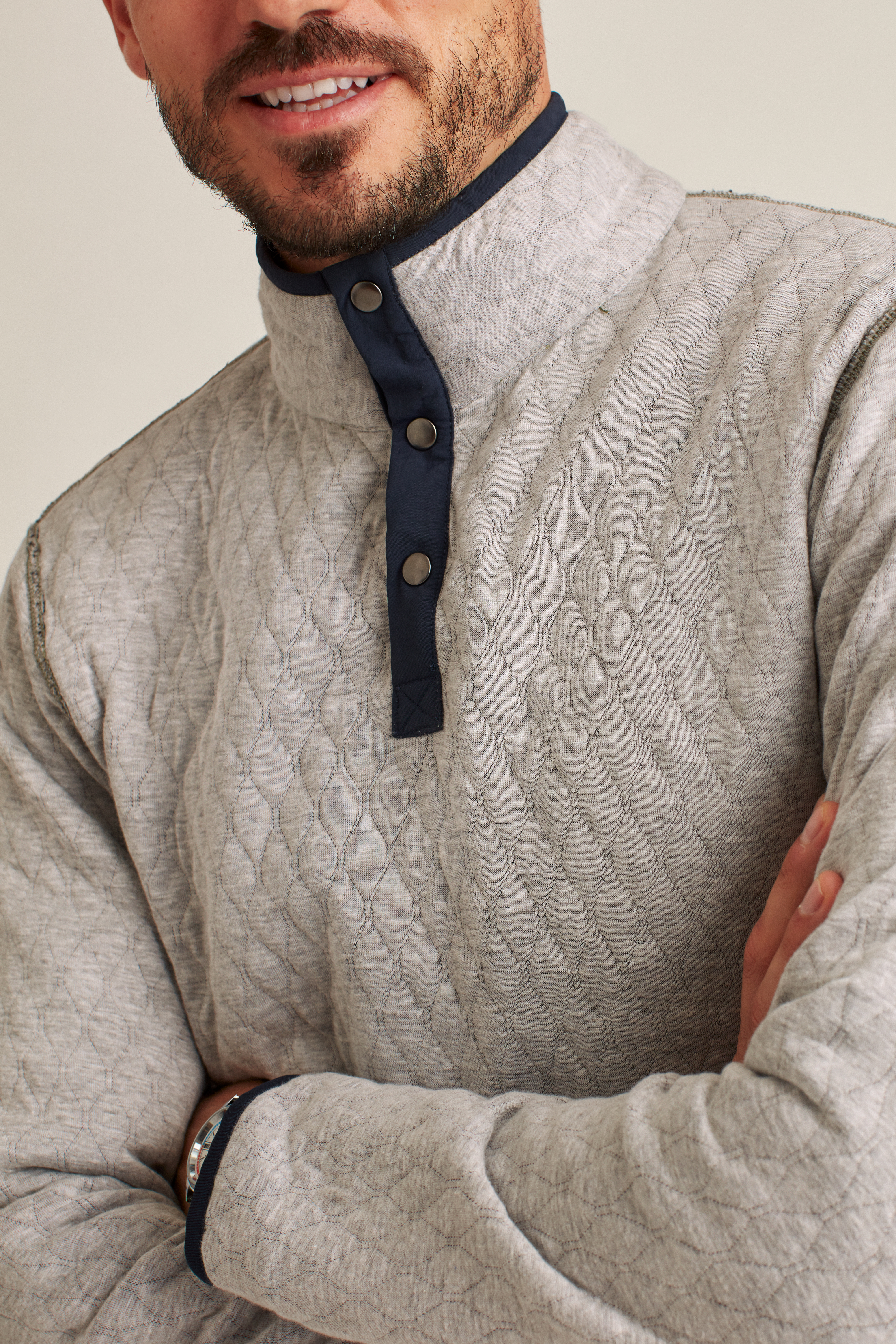Reversible Quilted Snap Mock | Bonobos
