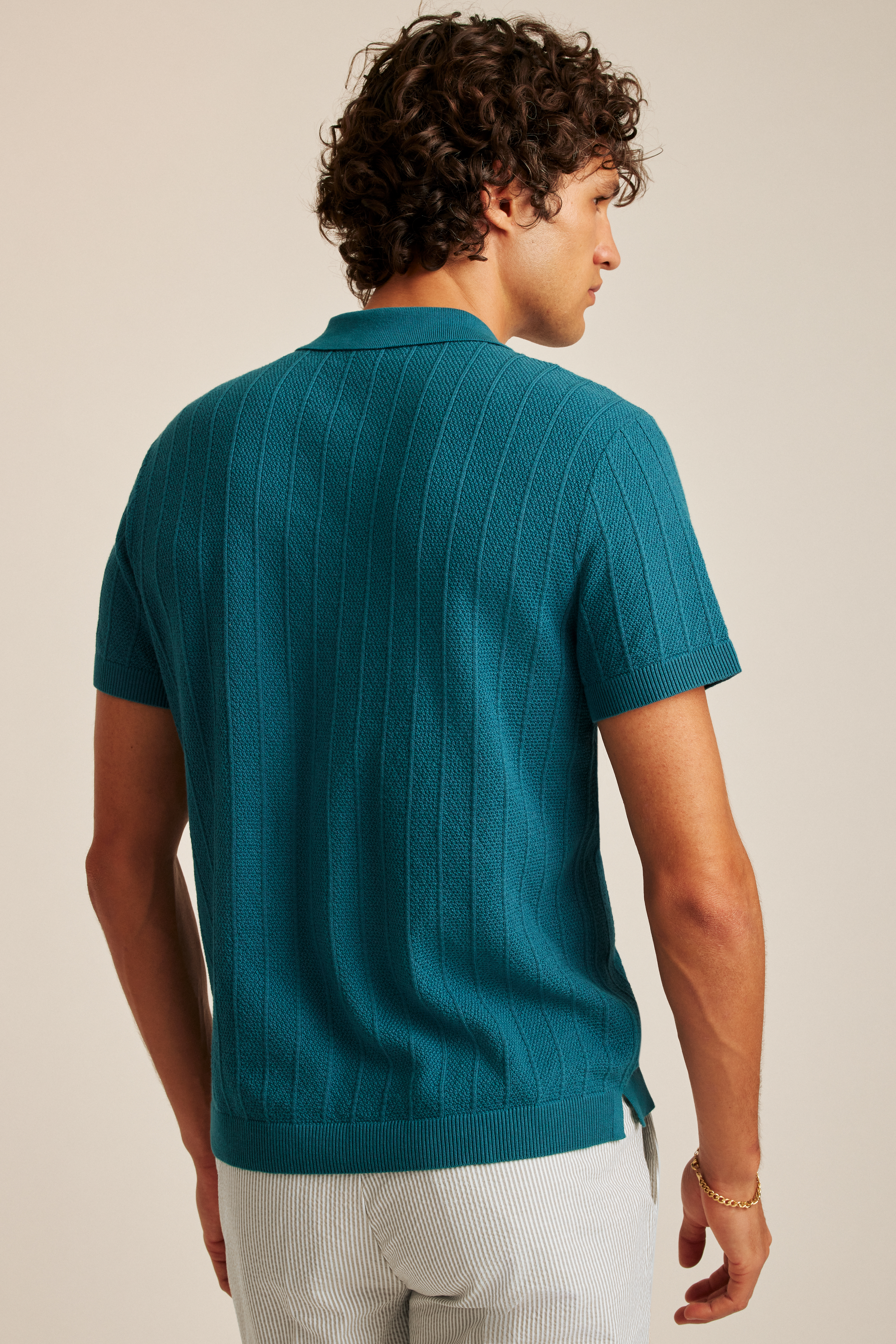 Textured Stripe Sweater Polo | Bonobos | Bonobos