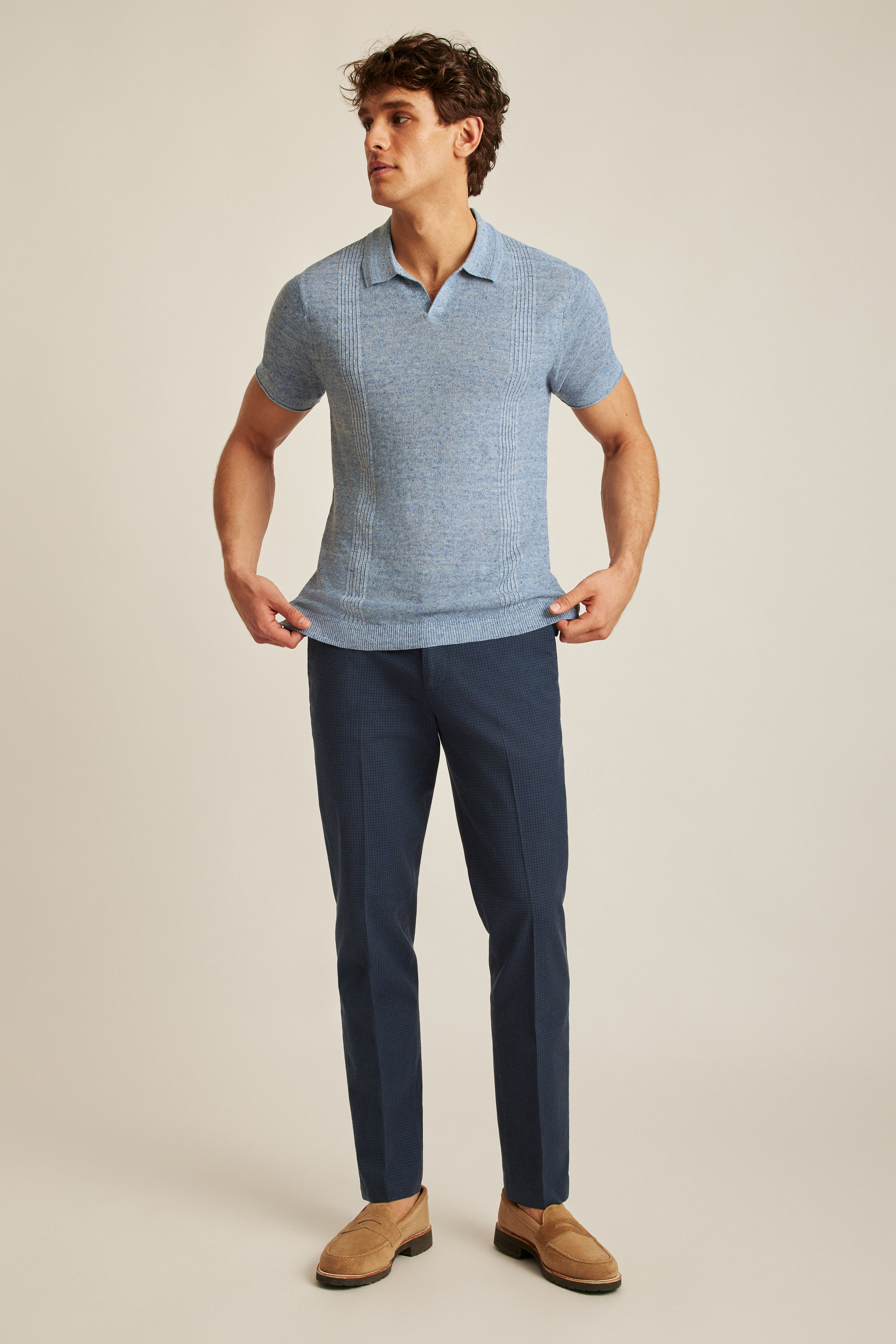 Linen Blend Sweater Polo | Bonobos | Bonobos