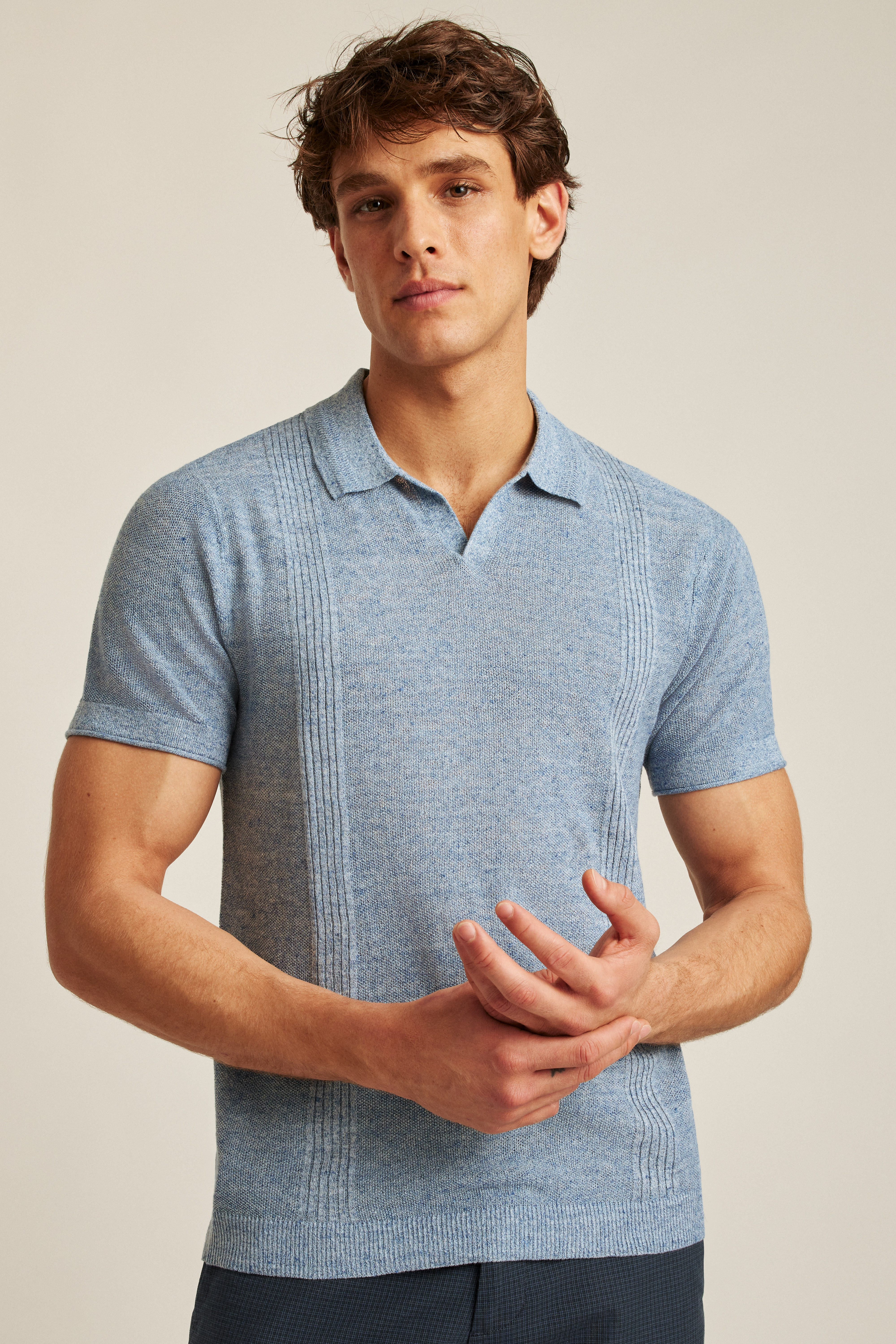Linen Blend Sweater Polo | Bonobos | Bonobos