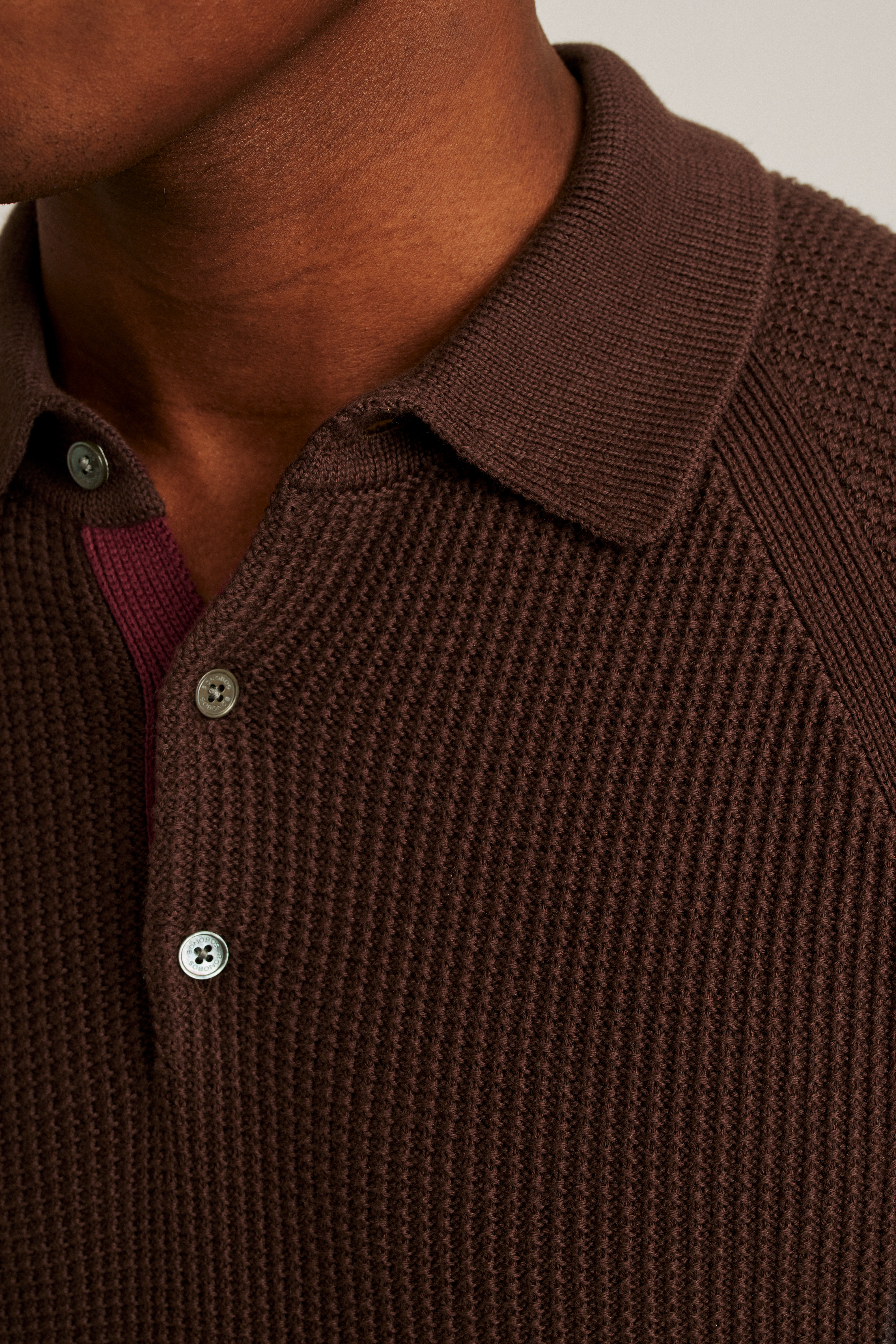 Texture Stitch Sweater Polo | Bonobos