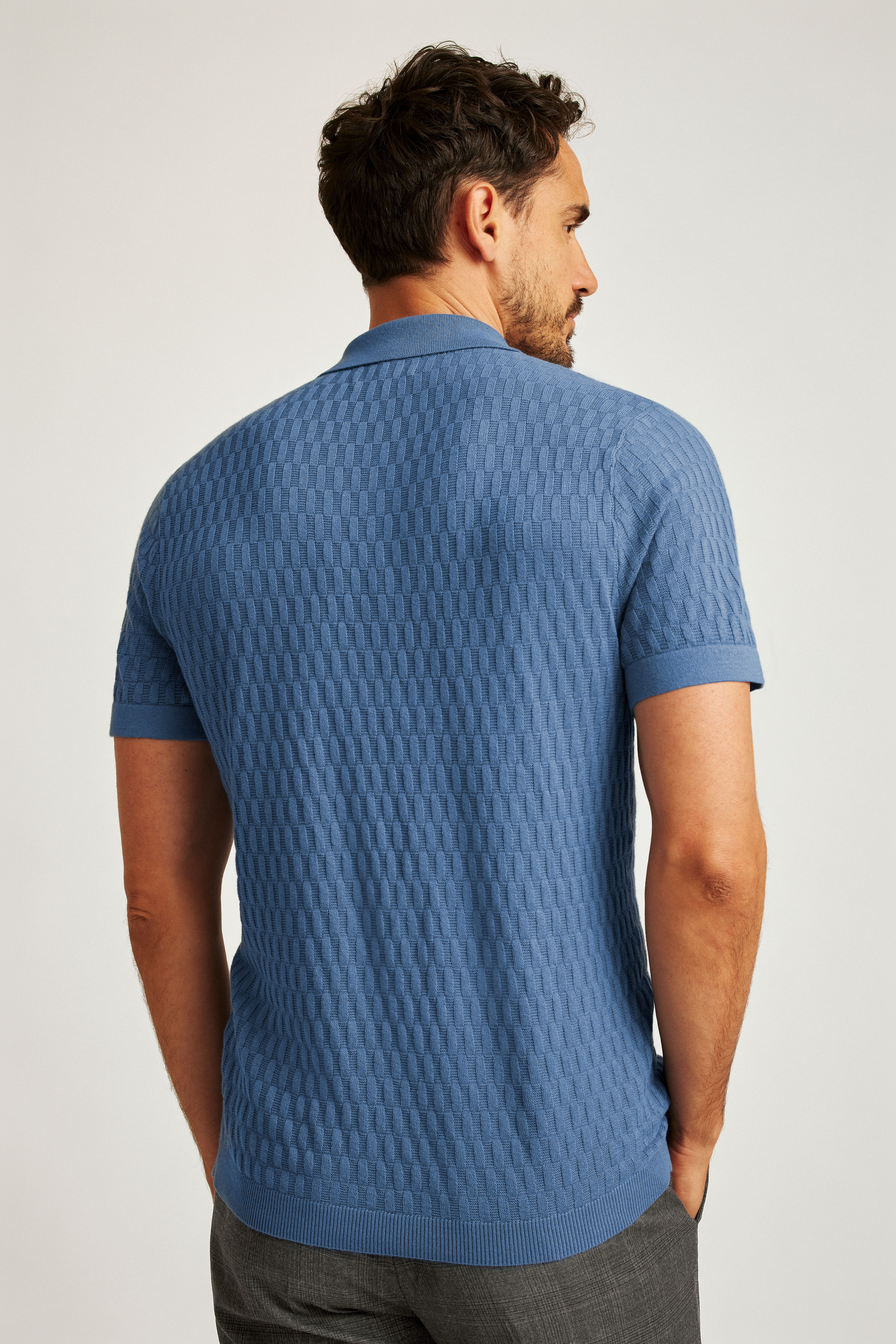 Textured Stripe Sweater Polo | Bonobos | Bonobos