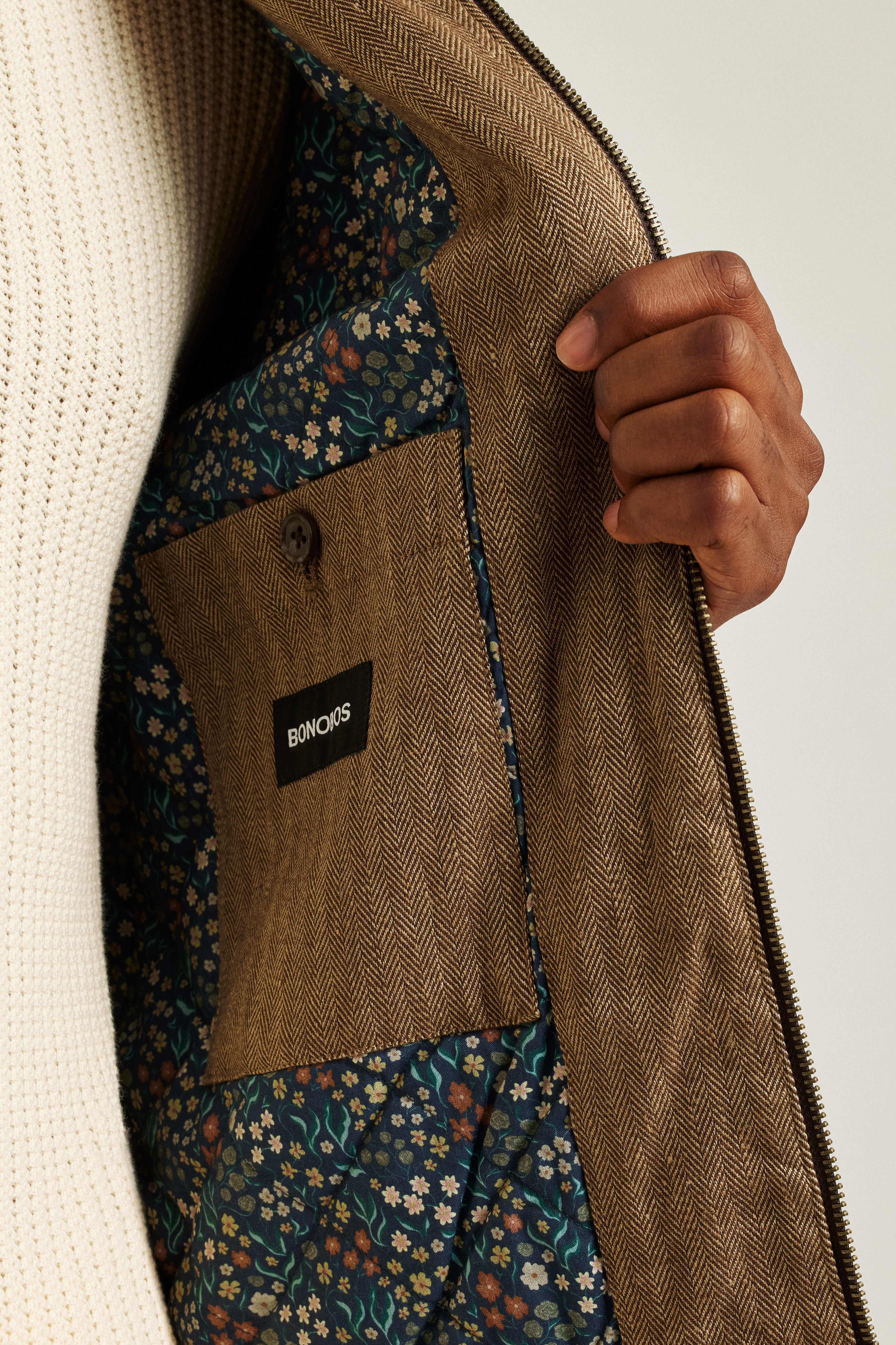 Durable, Chic & Stylish Bonobos Linen Harrington Jacket | Bonobos