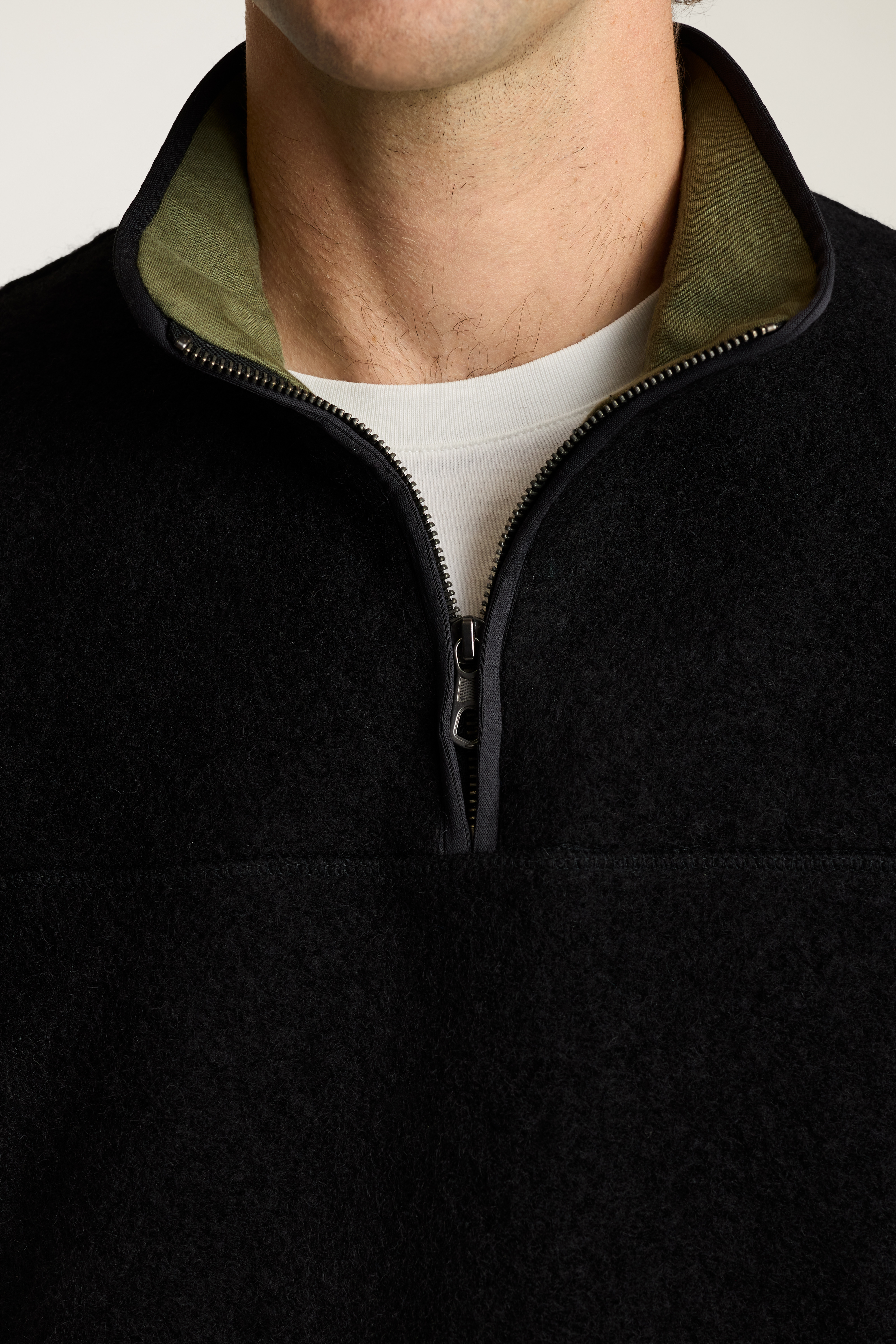 Italian Wool Fleece Half Zip | Bonobos