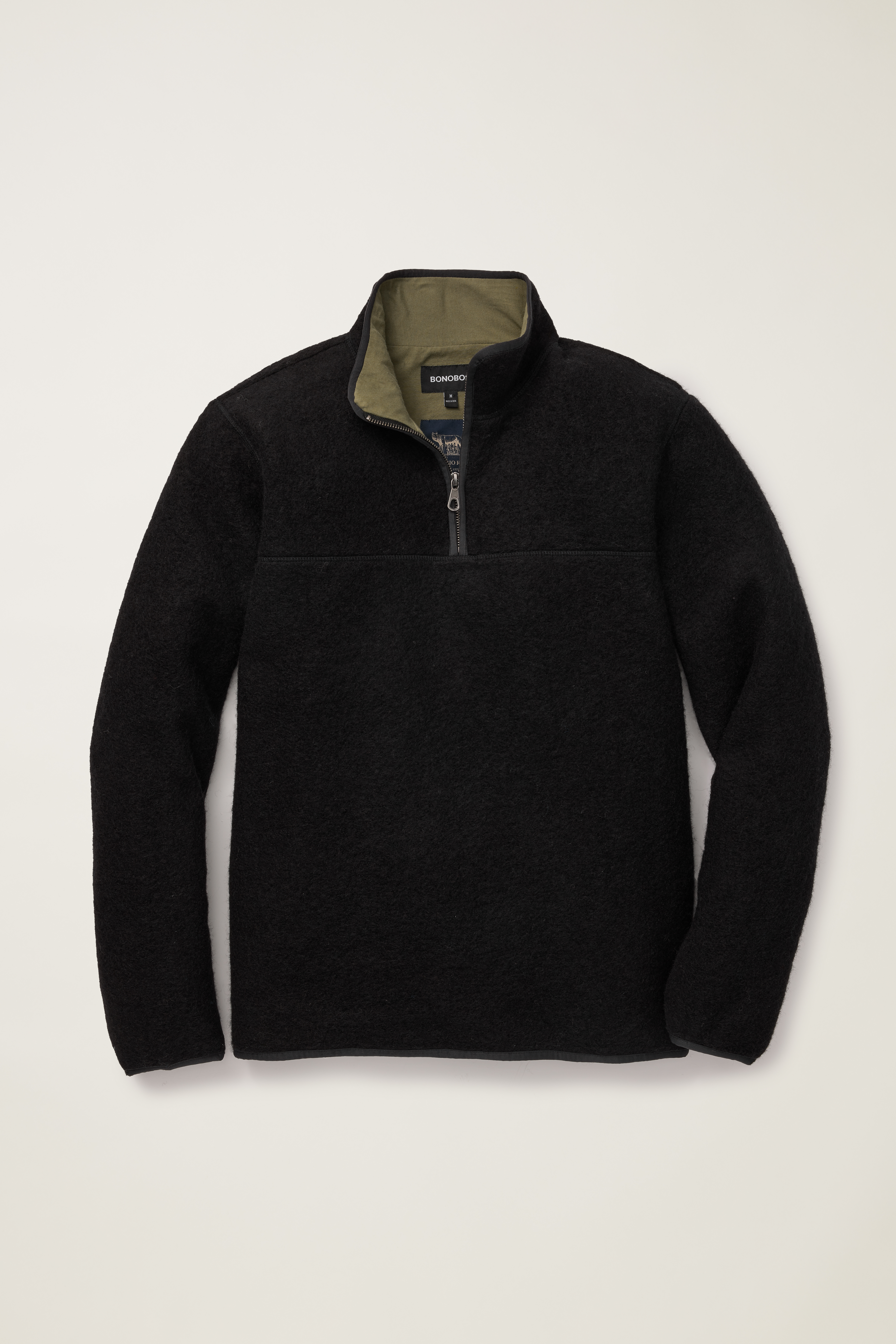 Italian Wool Fleece Half Zip | Bonobos