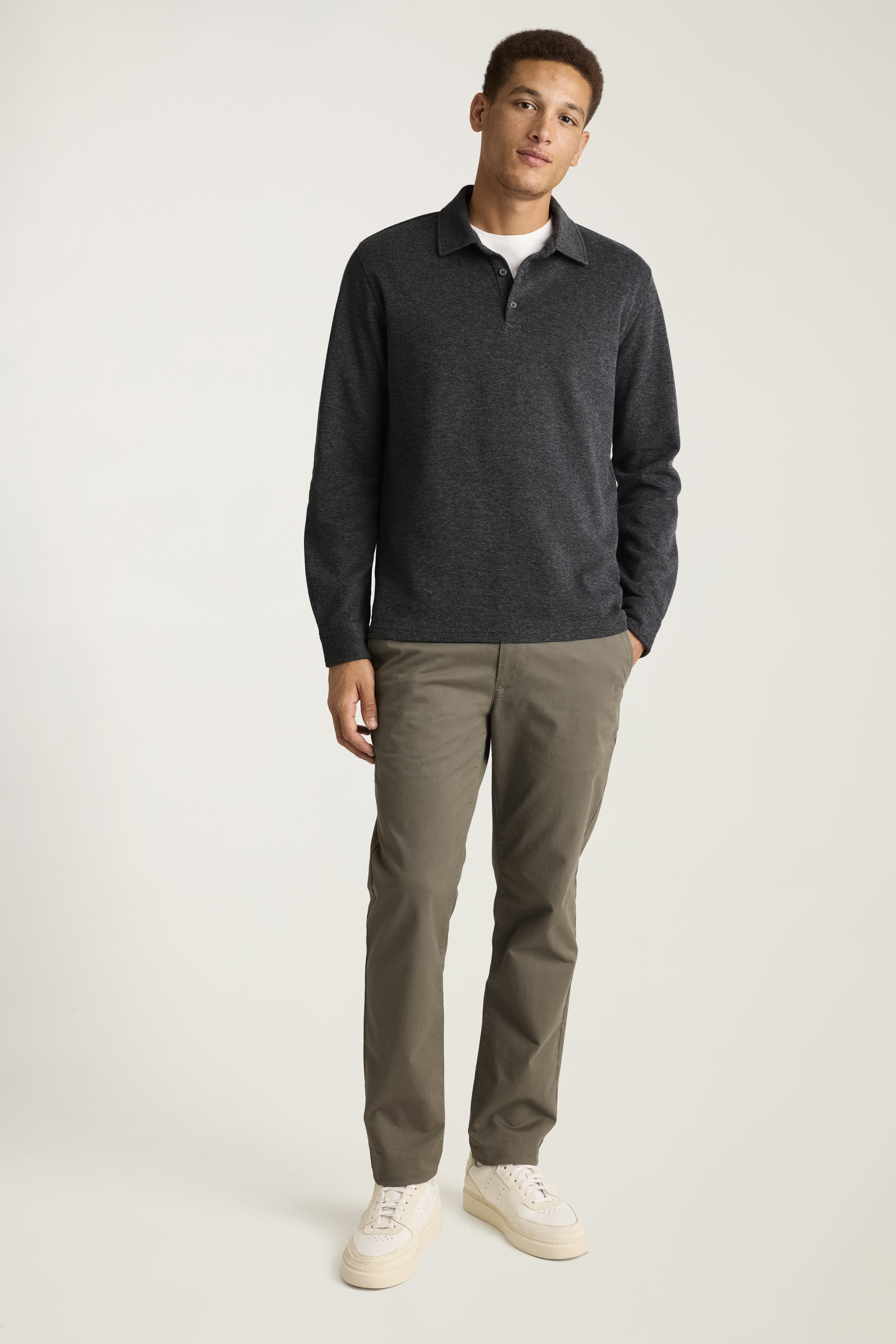 Long Sleeve Polo for Men by Bonobos | Refined Luxe Layering Piece | Bonobos