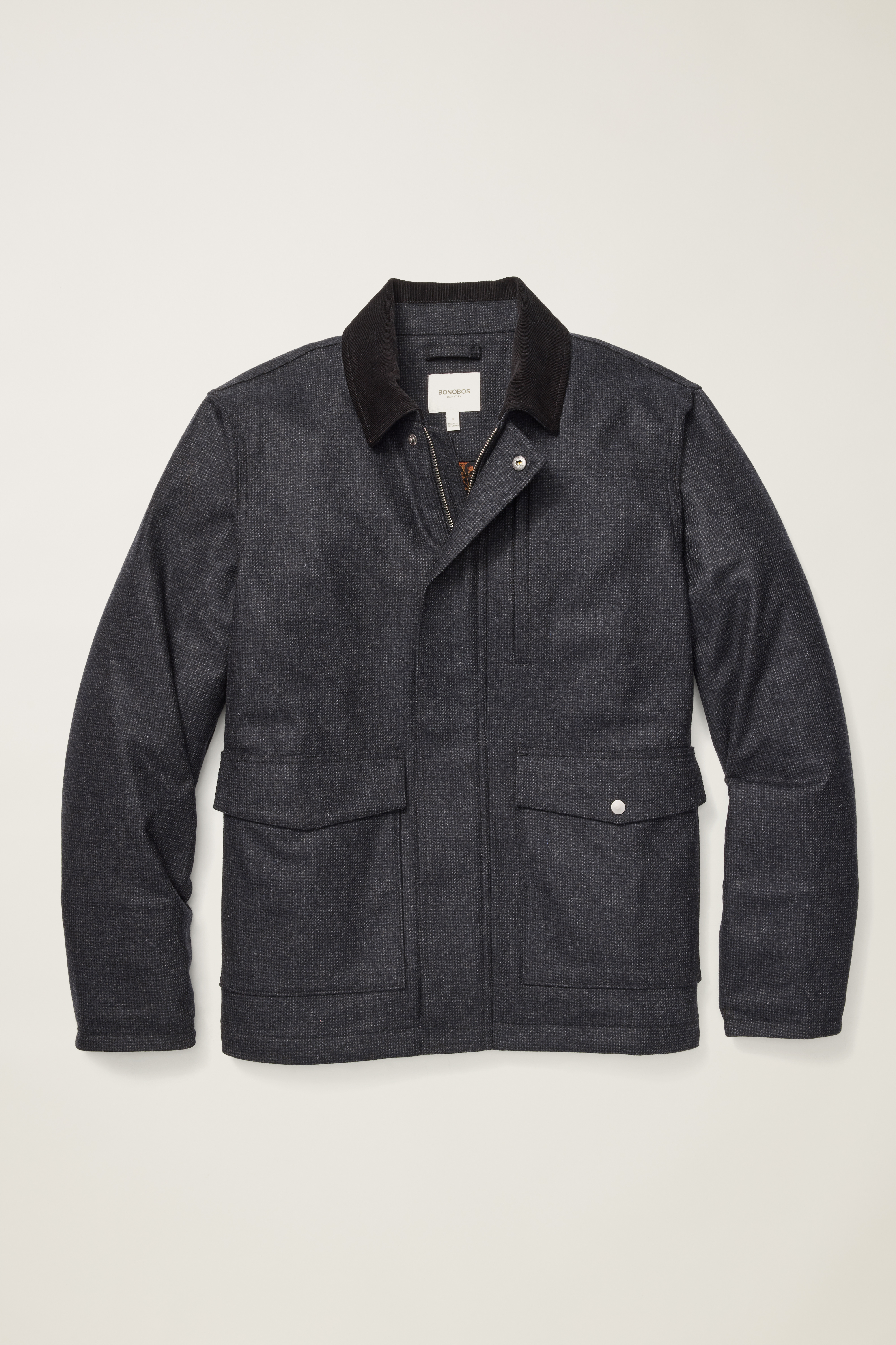 Wool Lined Jacket for Men by Bonobos | Italian Wool Lodge Style | Bonobos