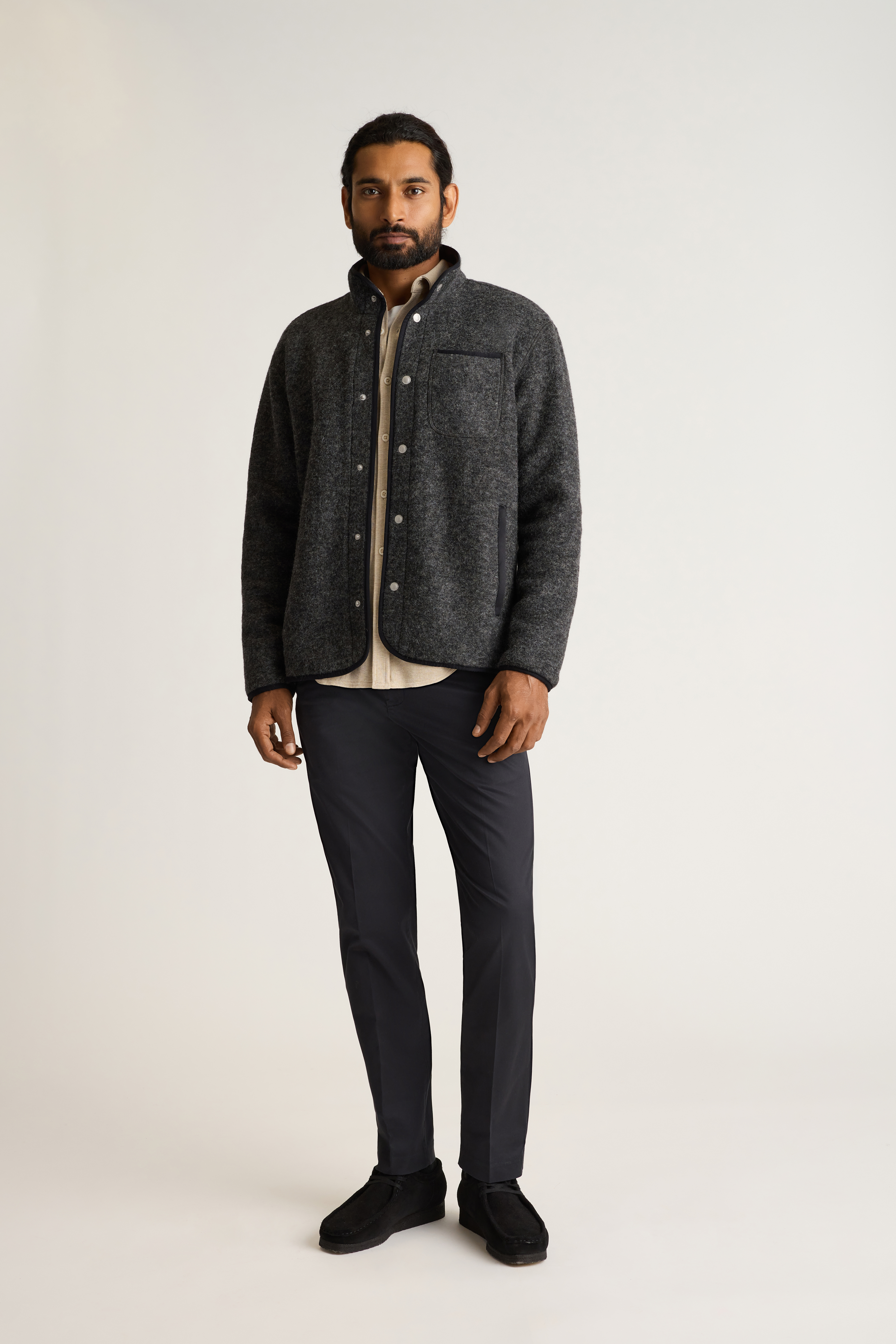Italian Wool Fleece Jacket | Bonobos