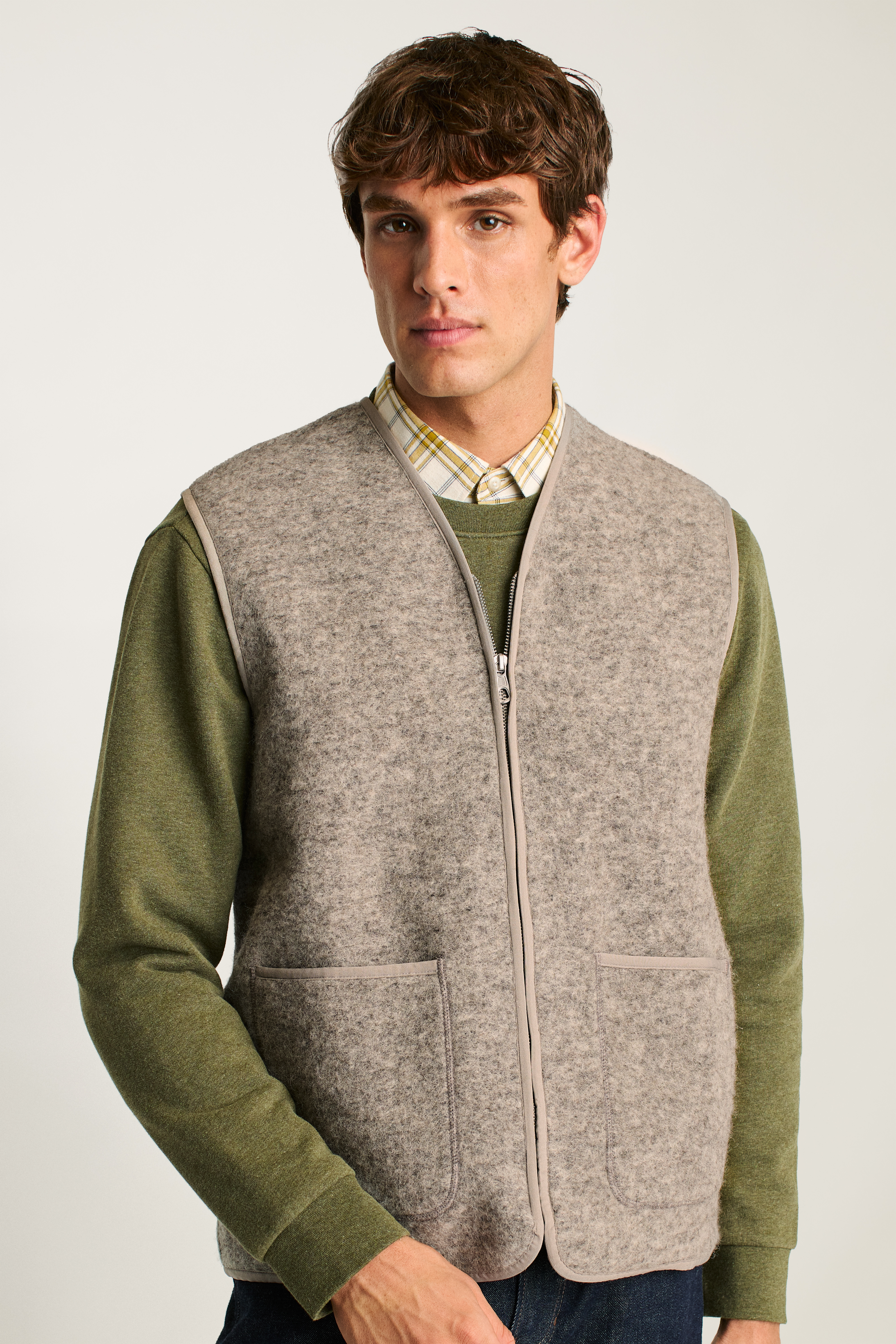 Italian Wool Fleece Vest | Bonobos