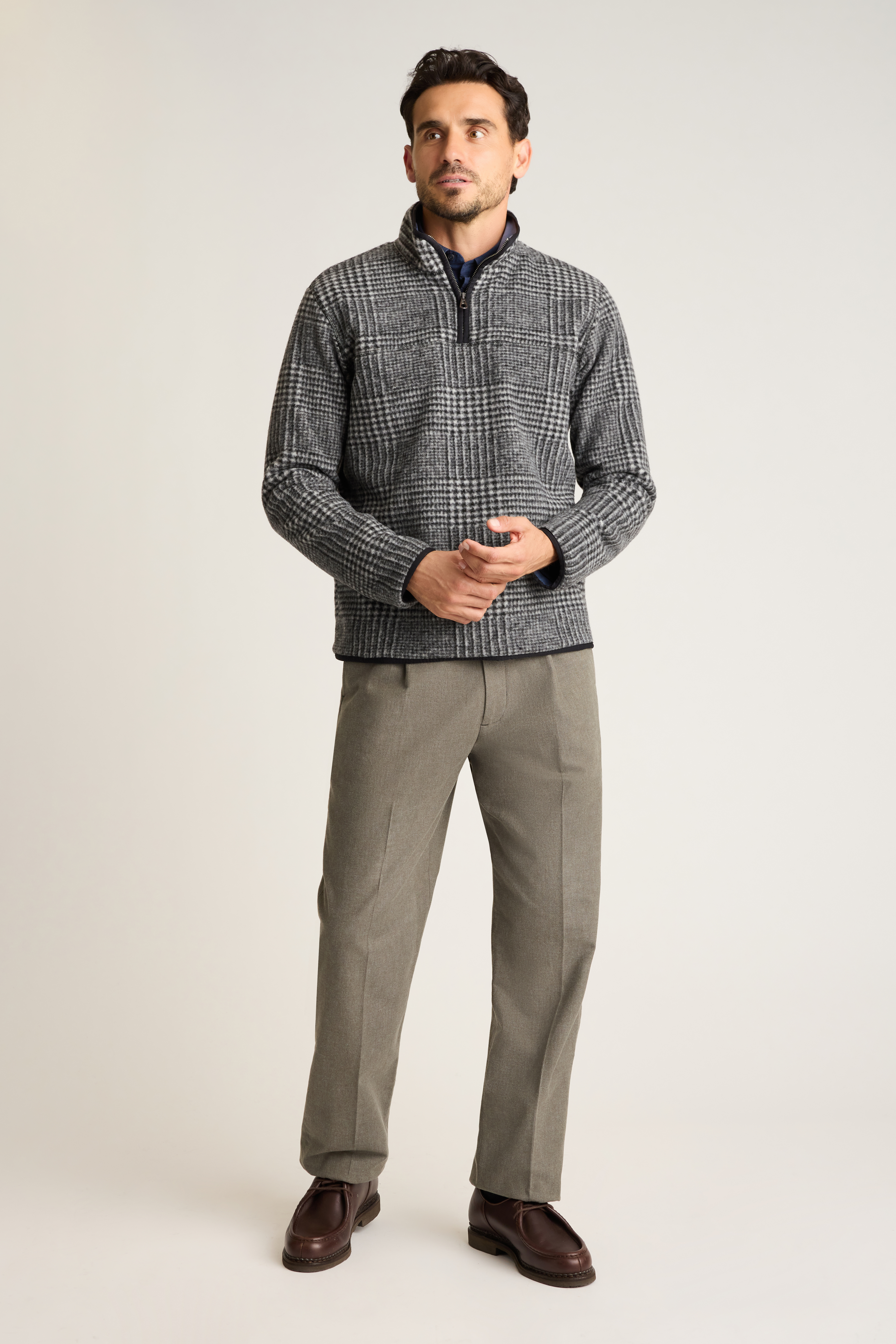 Italian Wool Fleece Quarter Zip | Bonobos