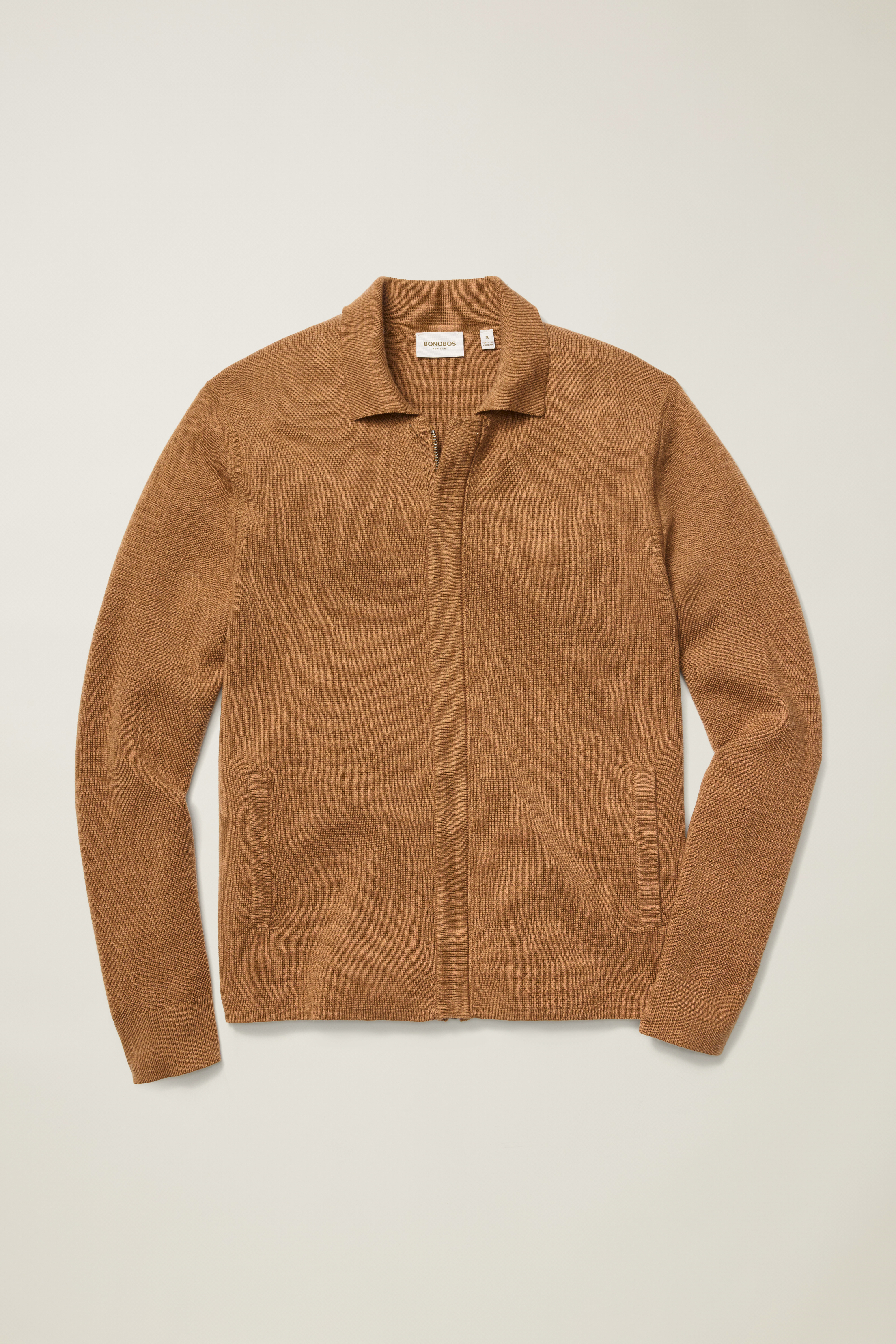 Men’s Sweater Bomber by Bonobos | Merino Knit Bomber Jacket Style | Bonobos