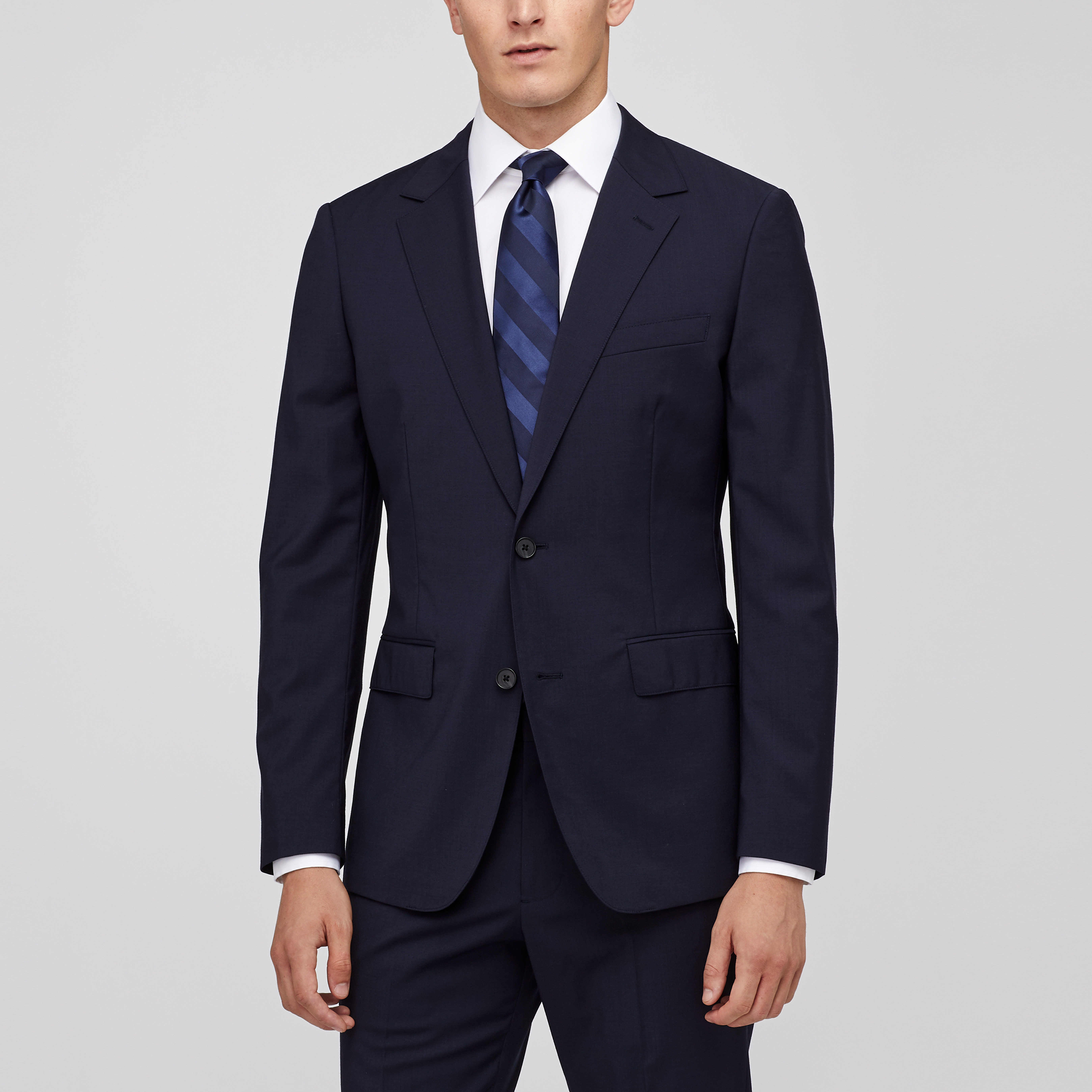 Italian Performance Suit Jacket | Mason Solid Navy | Bonobos
